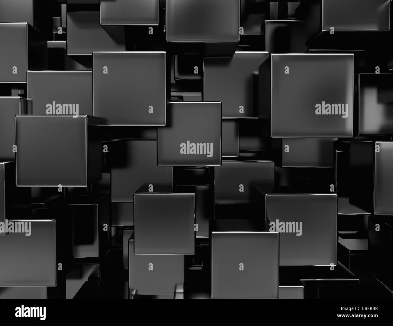 Abstract metal cubes background Stock Photo - Alamy