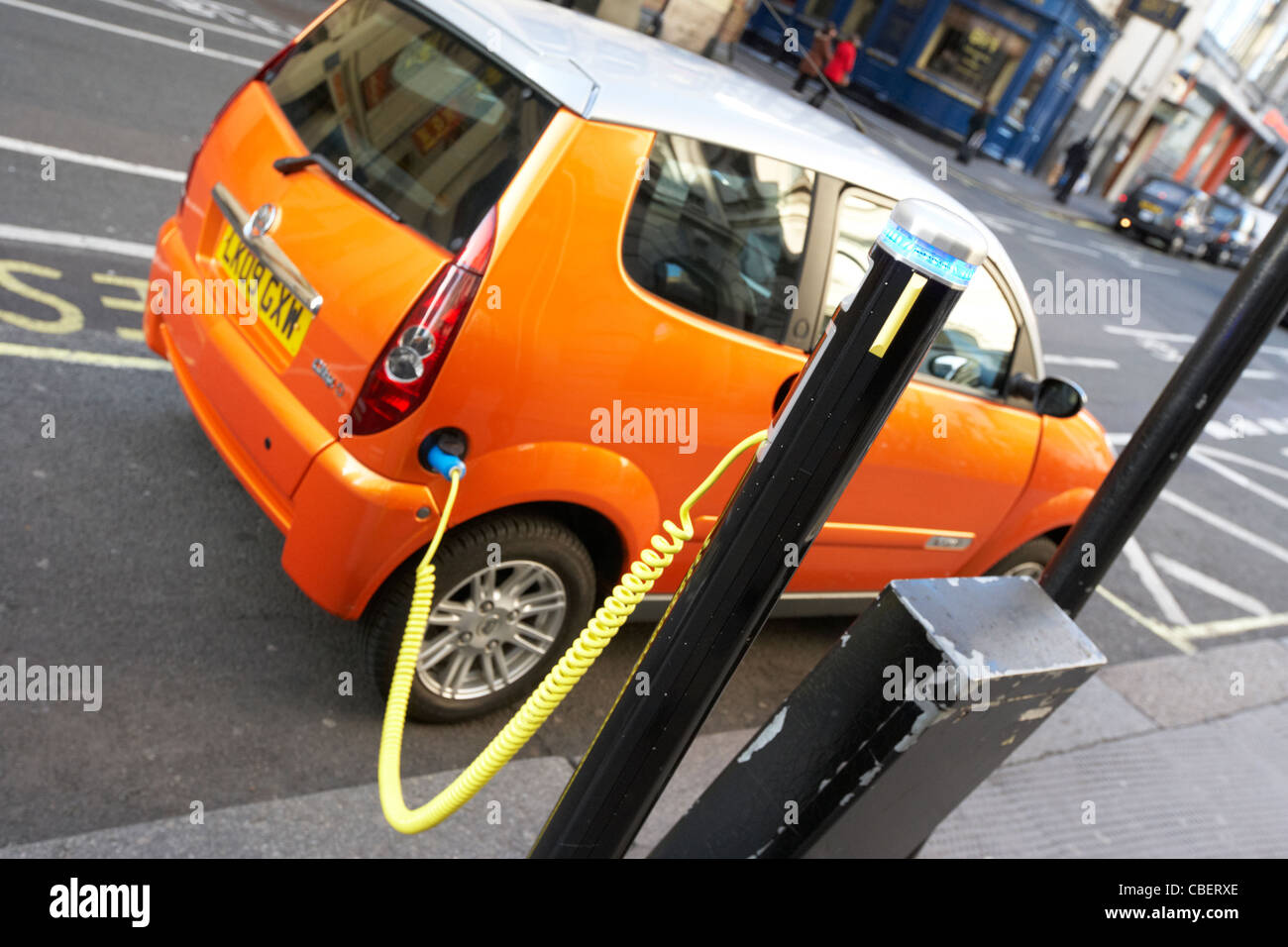 electric car charging point london england uk united kingdom Stock ...