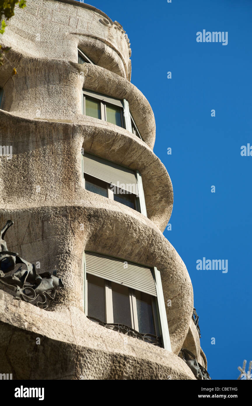detail of modernism house in barcelona catalonia spain Stock Photo - Alamy