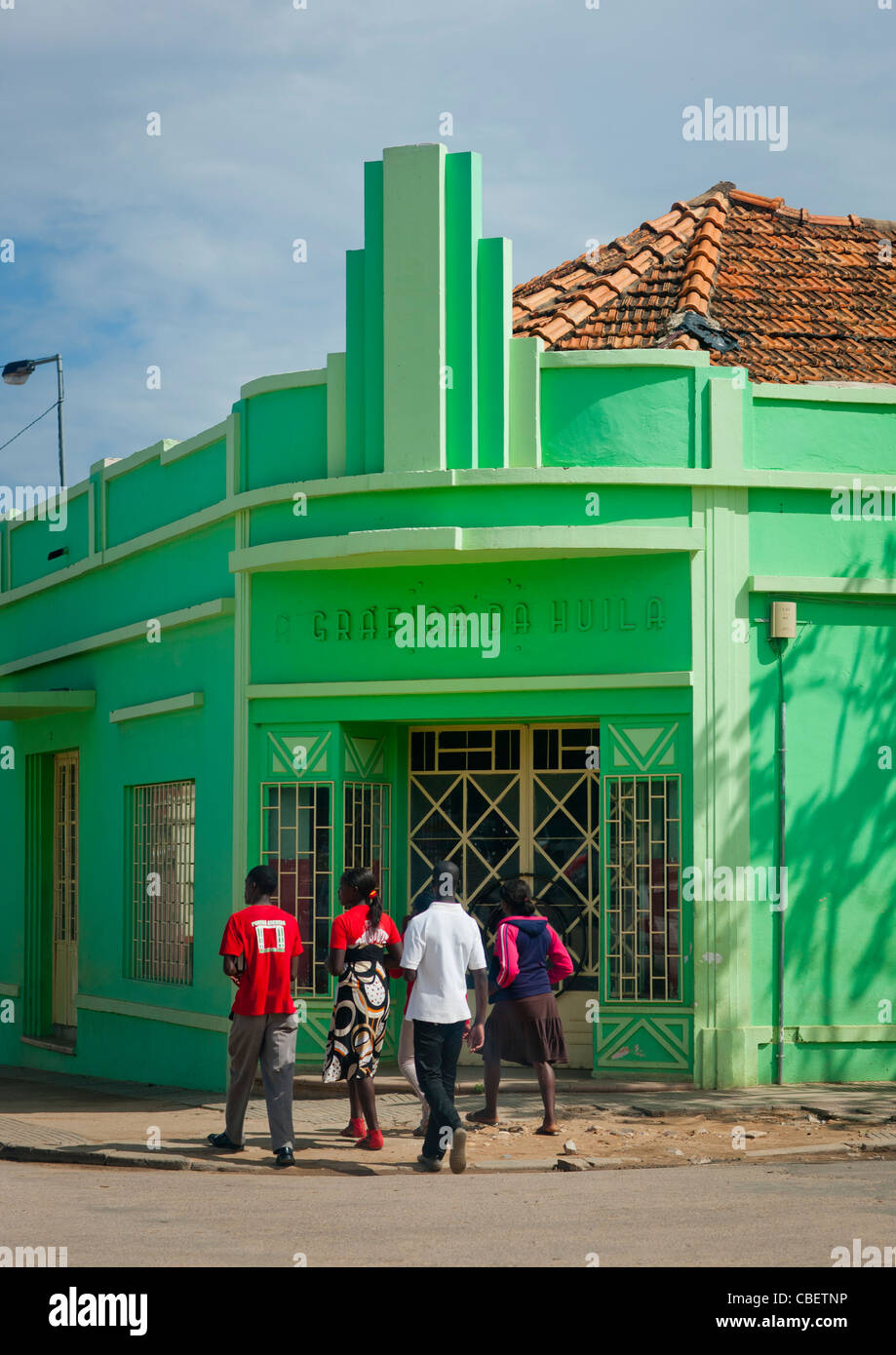 Old Portuguese Colonial Building In Lubango, Angola Stock Photo - Alamy