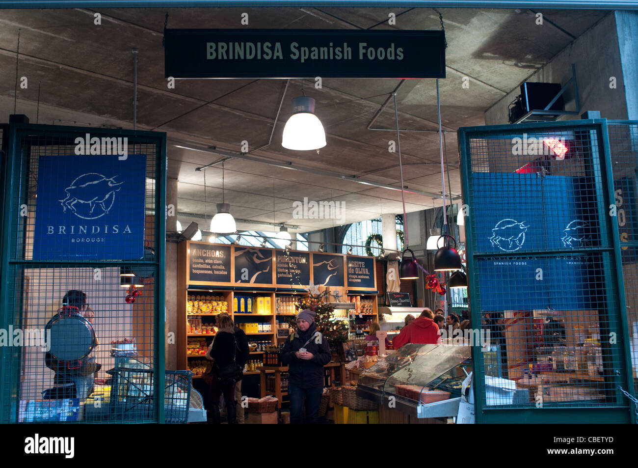 Brindisa Spanish Foods Shop at Borough Market, Southwark, London ...