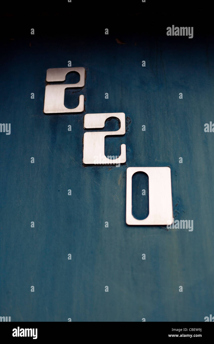 House number 220 Stock Photo - Alamy