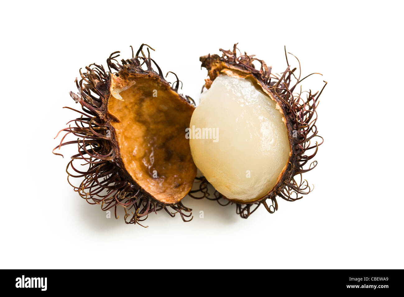 Fresh rambutan fruit on Cut Out Stock Images & Pictures - Alamy
