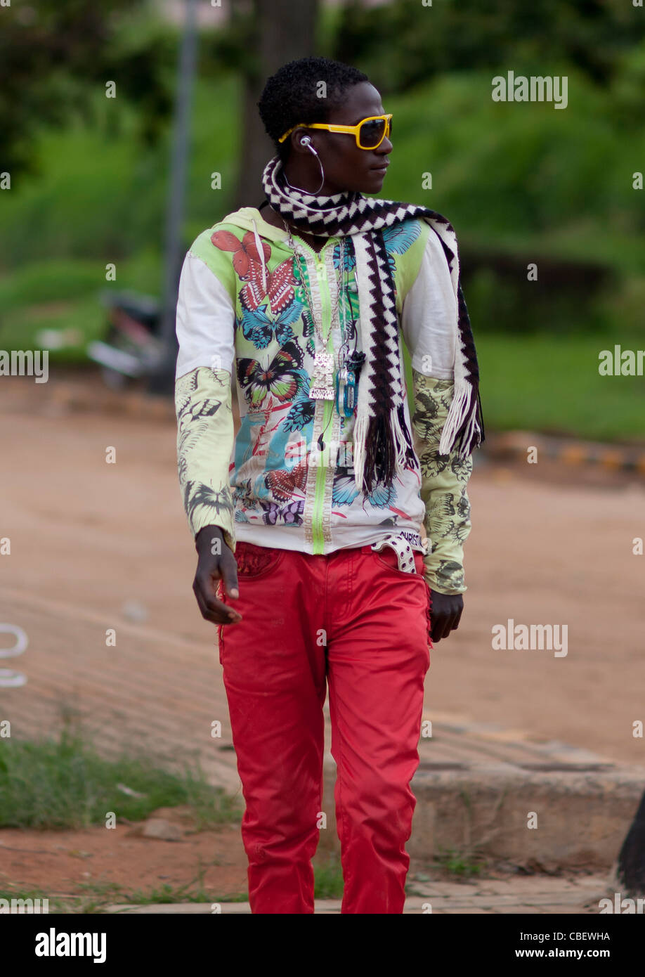 Fashionable Young Angolan Man, Huambo, Angola Stock Photo - Alamy