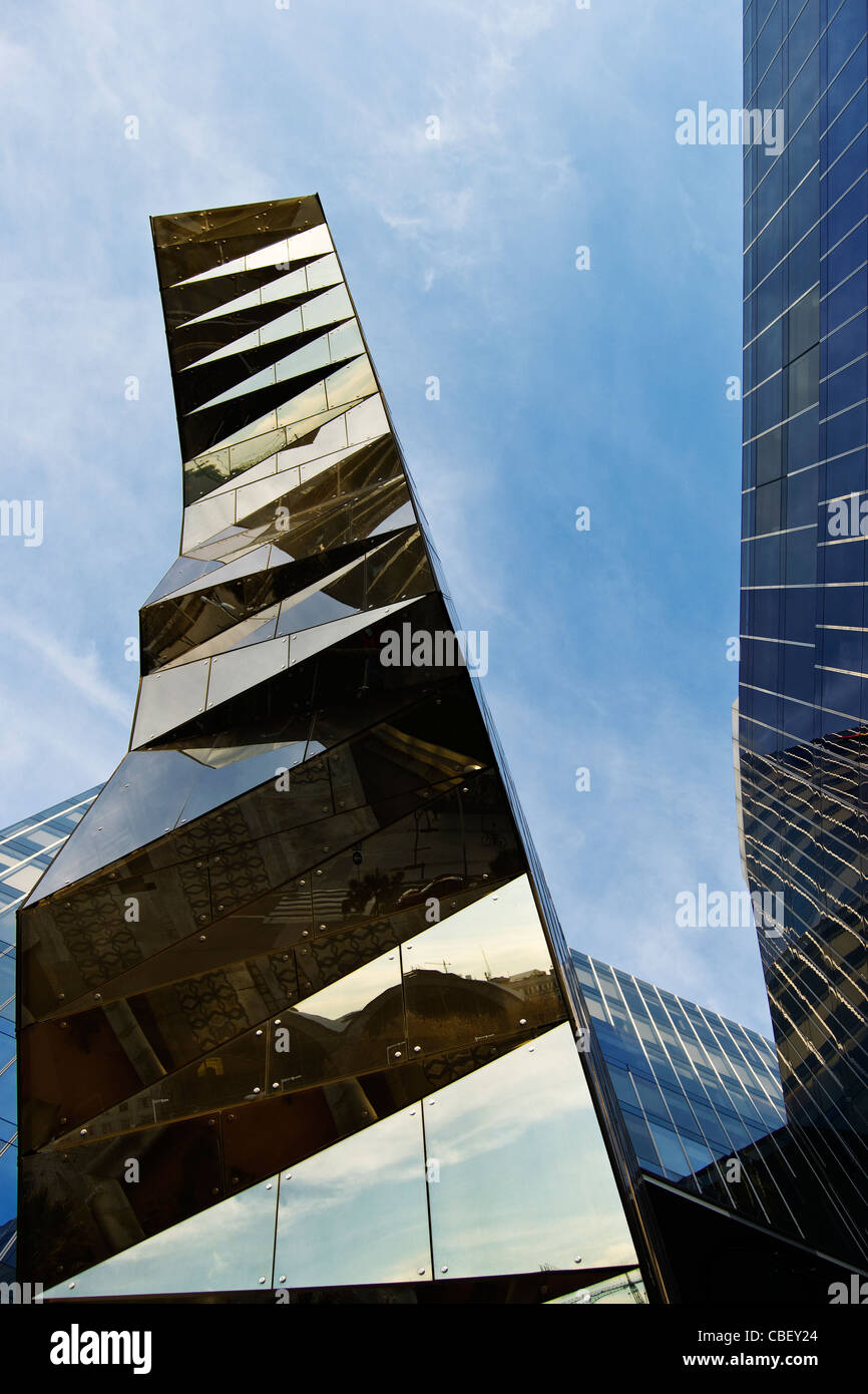 Gas Natural building in Barcelona Stock Photo - Alamy