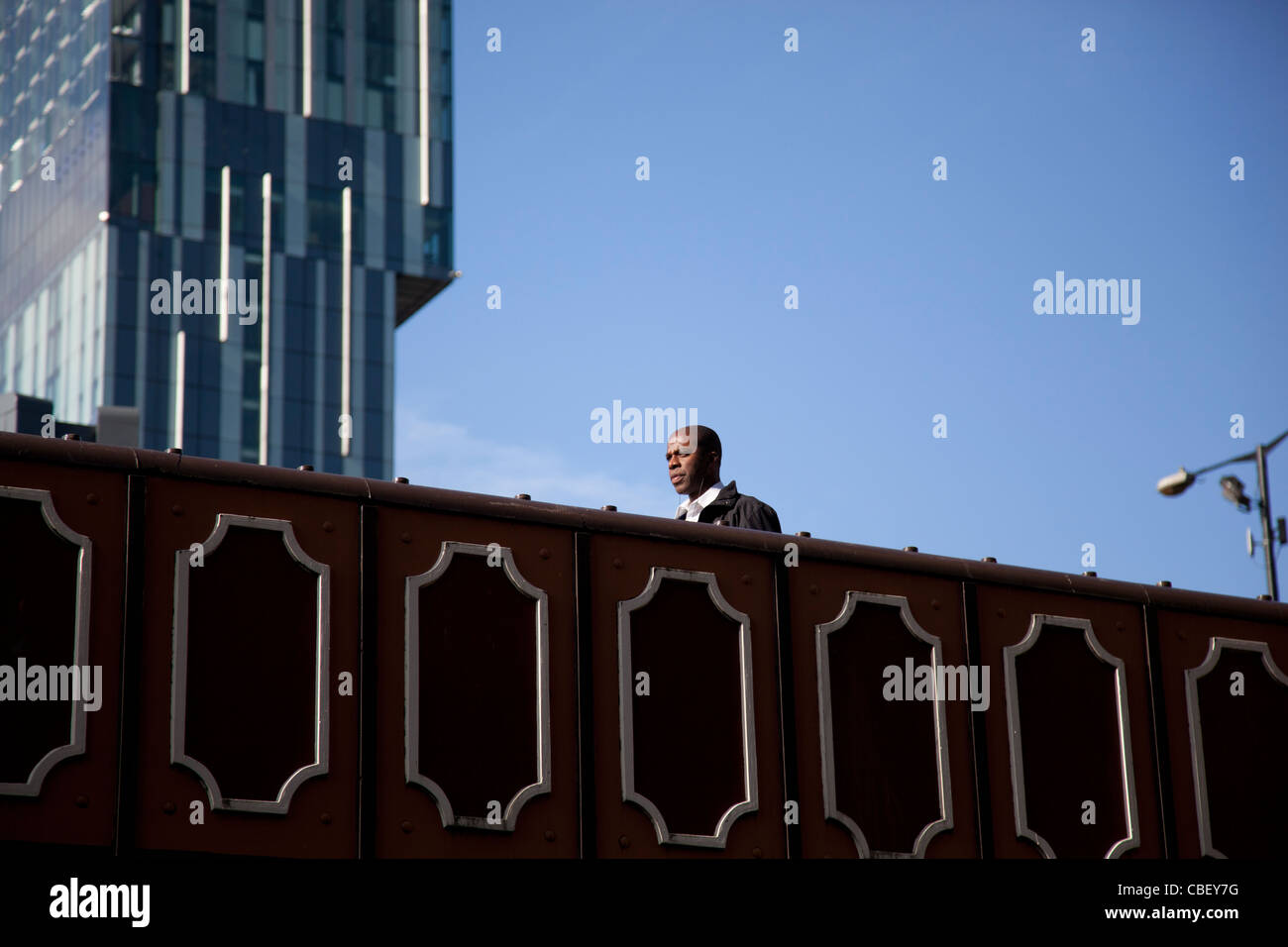 Manchester uk people bridge hi-res stock photography and images - Alamy