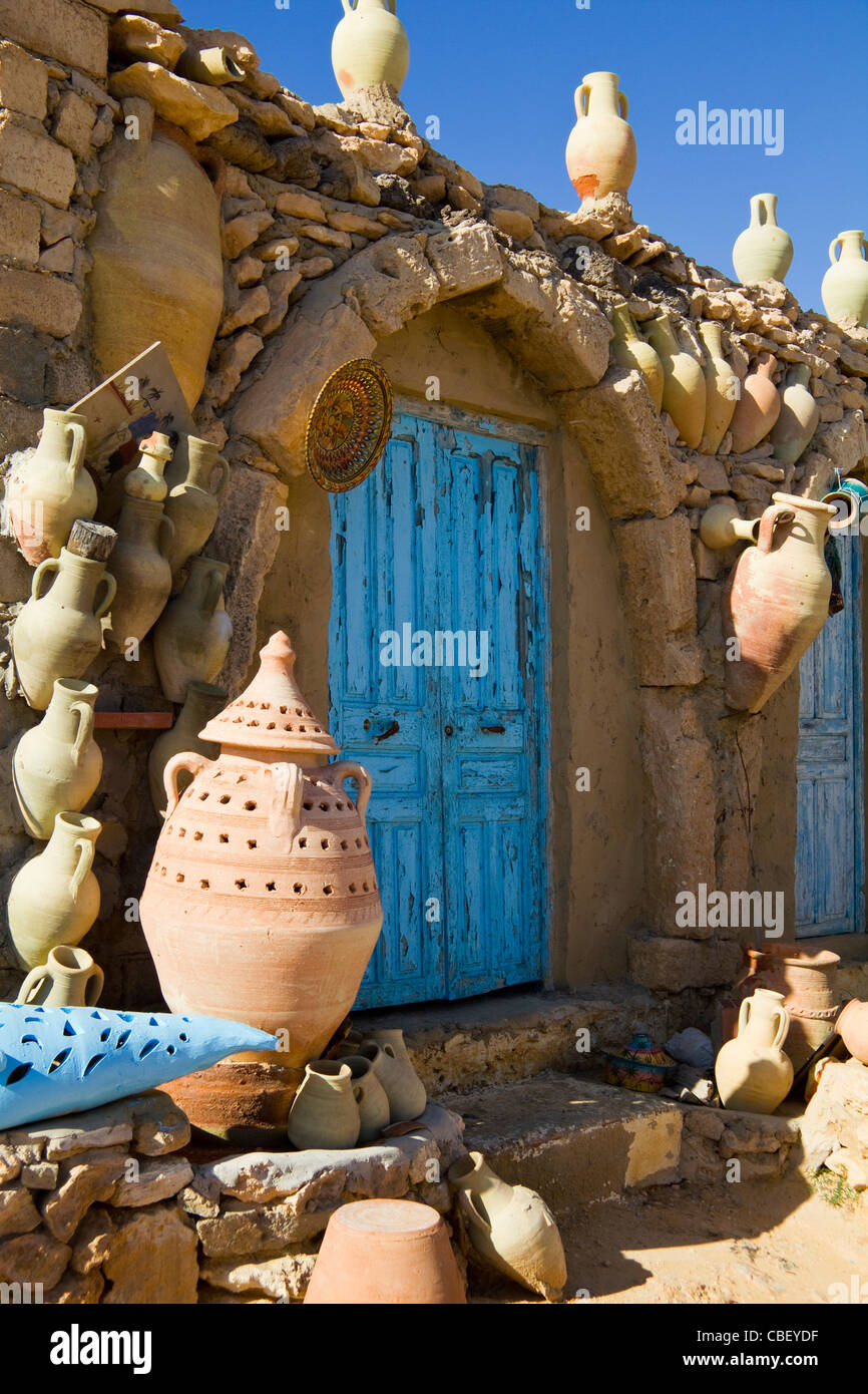 Pottery, island of Djerba Guellala Tunisia North Africa Stock Photo - Alamy