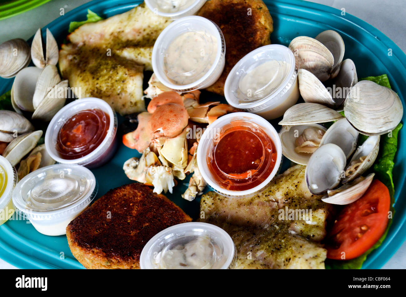 Mixed seafood platter hi-res stock photography and images - Alamy