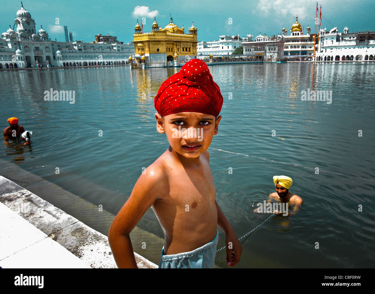 Amritsar, Golden Temple visiting the "turban People of India", Portrait ...