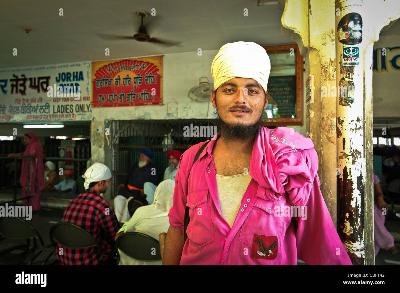 Amritsar, Golden Temple visiting the "turban People of India", Portrait ...
