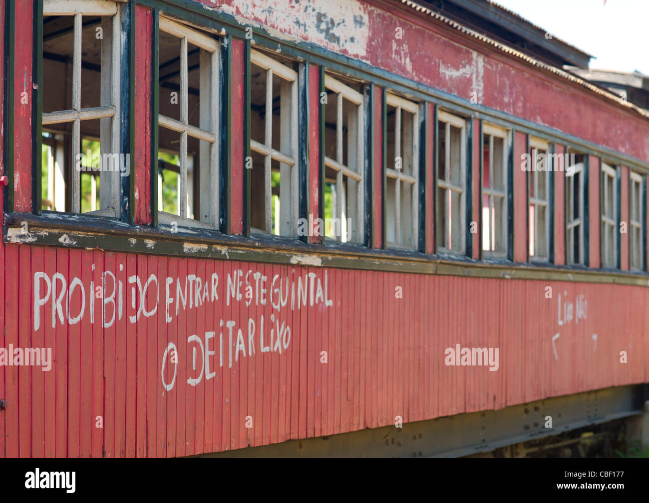 Old Train Carriage, Luanda, Angola Stock Photo - Alamy