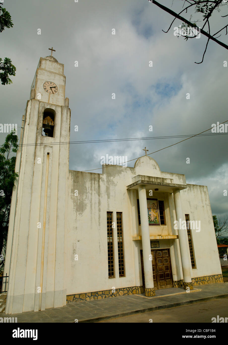 Church In Sumbe, Angola Stock Photo - Alamy