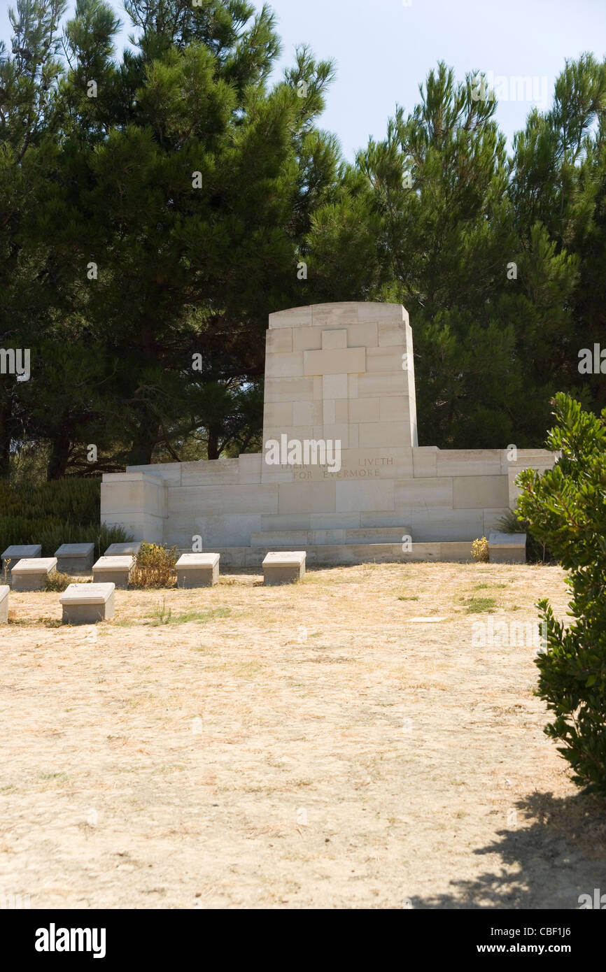 Walker's Ridge cemetery in the Anzac area of Gallipoli Stock Photo - Alamy