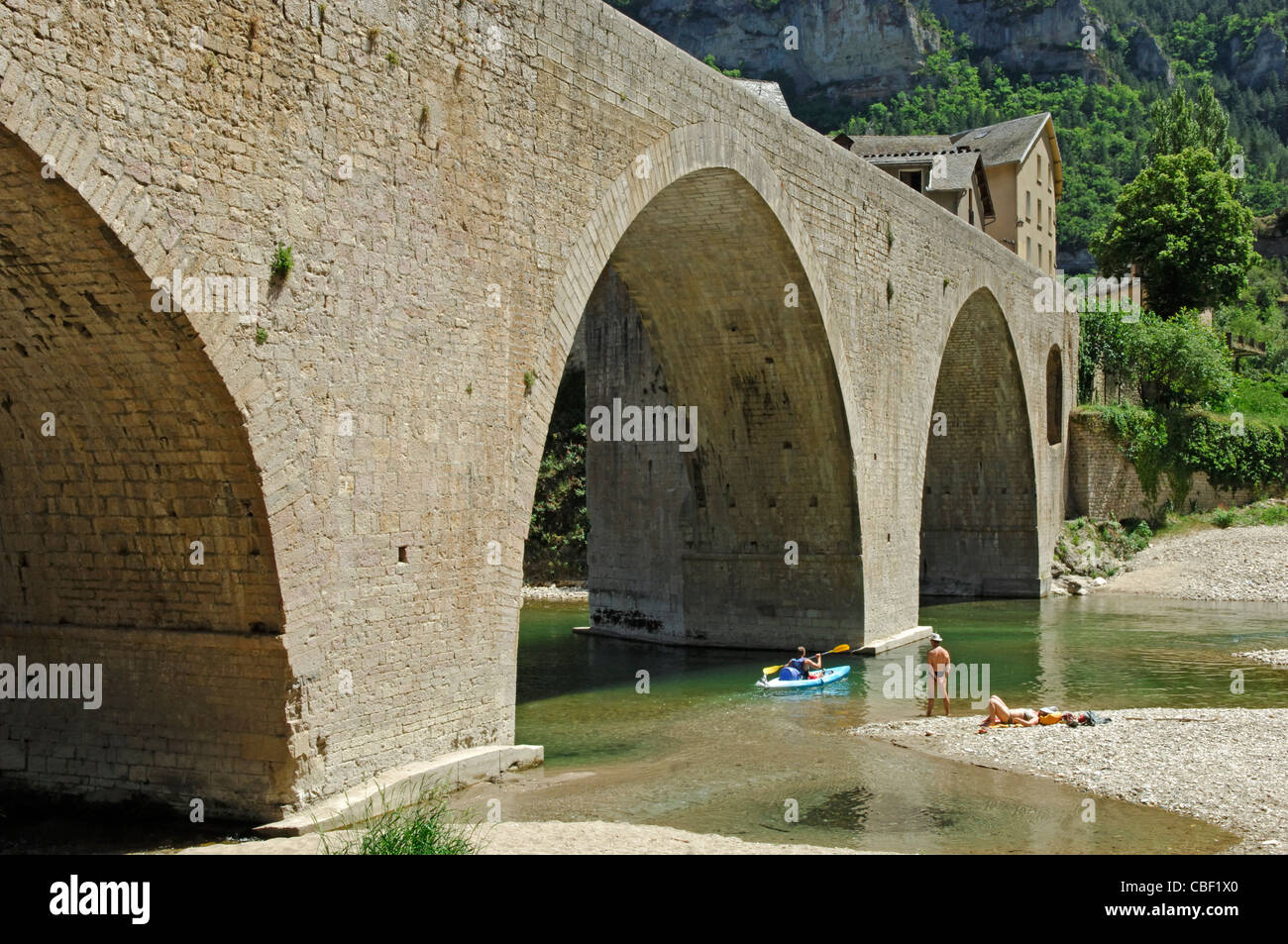 Gorges tarn bridge hi-res stock photography and images - Alamy