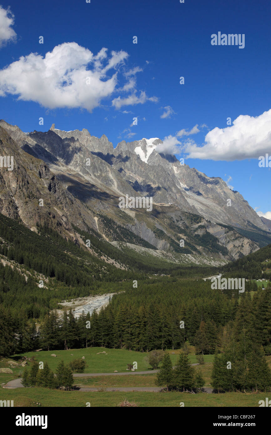 Italy, Alps, Aosta Valley, Val Veny, landscape Stock Photo - Alamy