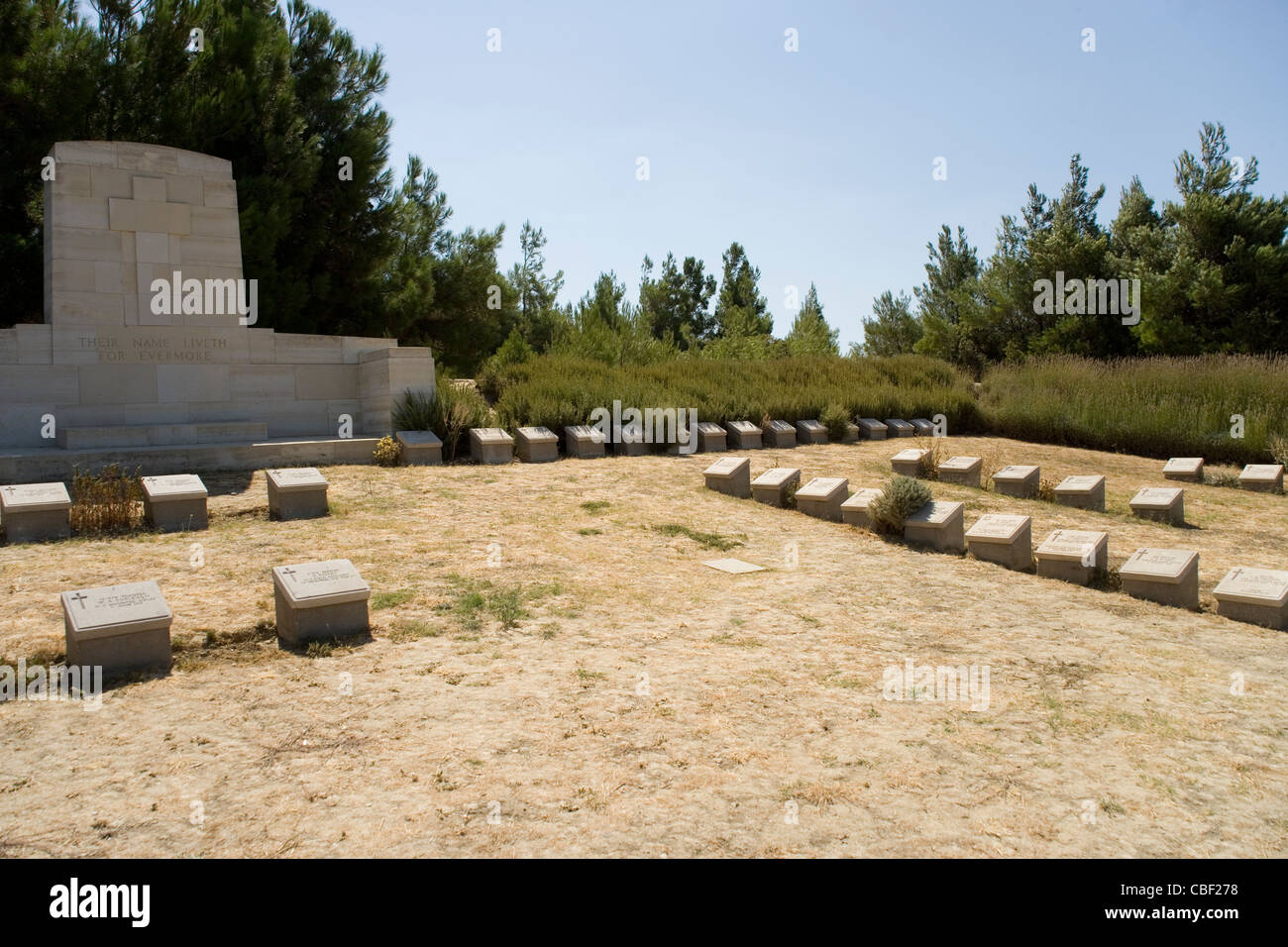 Walker's Ridge cemetery in the Anzac area of Gallipoli Stock Photo - Alamy