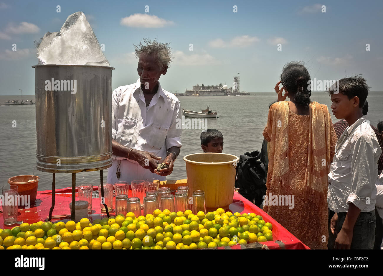 BOMBAY Mumbai Indian Glance, Lemonade before Haji Ali Mosque Mumbai ...