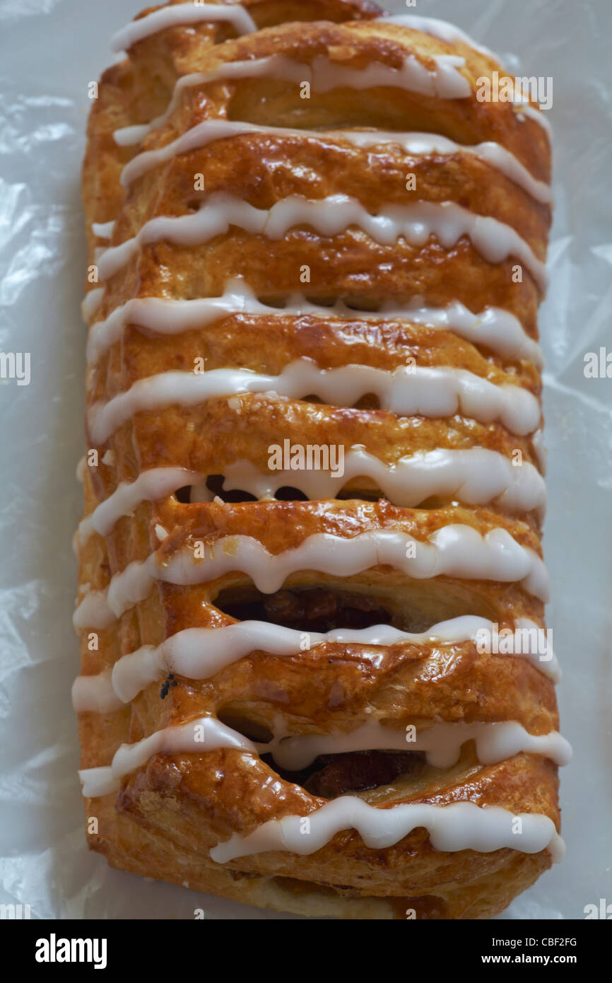 Iced topped Danish Pastry Stock Photo - Alamy