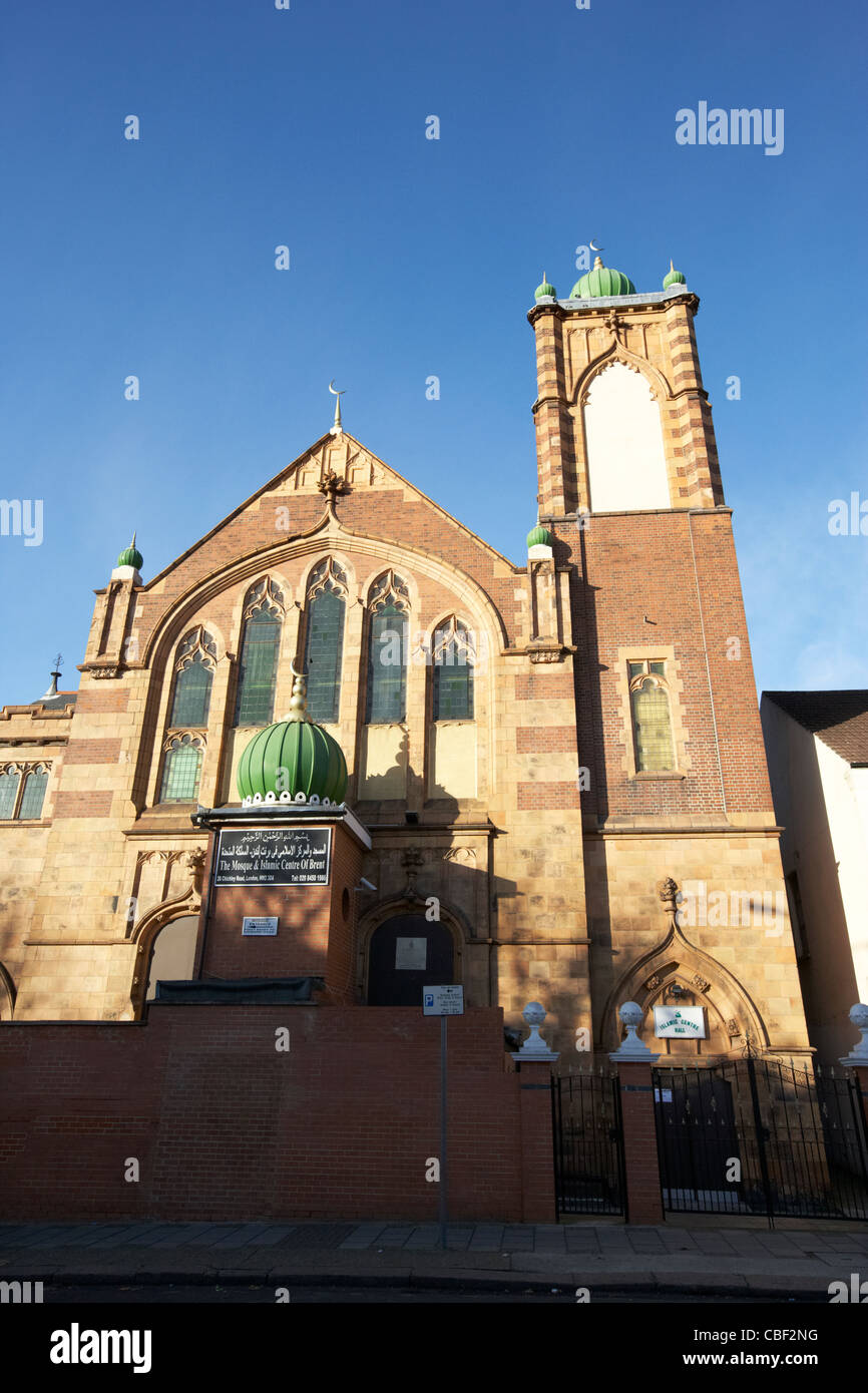 mosque and islamic centre of brent in north london england uk united ...