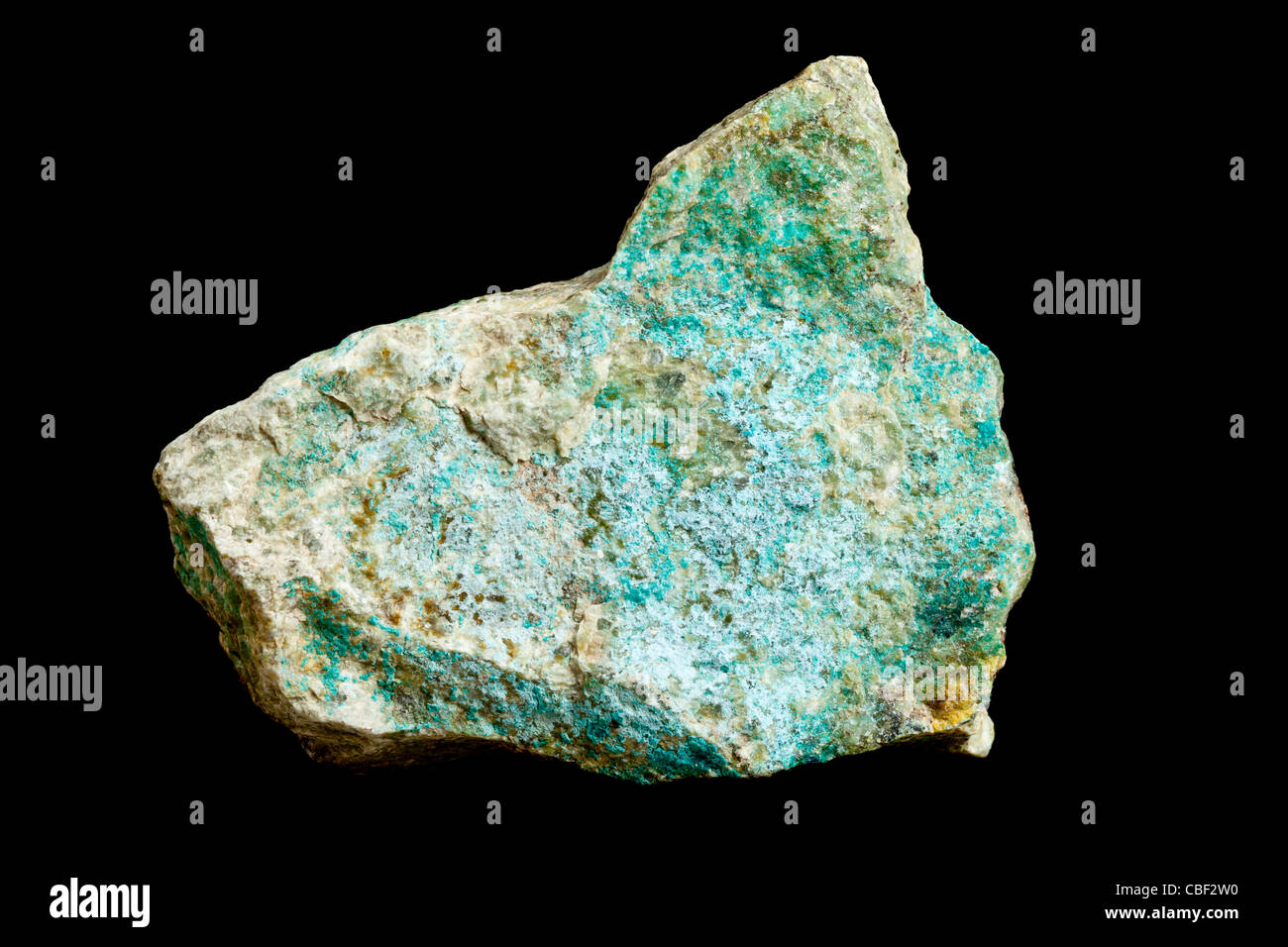 Connellite (Cu19[(OH)32|SO4|Cl4]·3H2O) mineral Stock Photo - Alamy