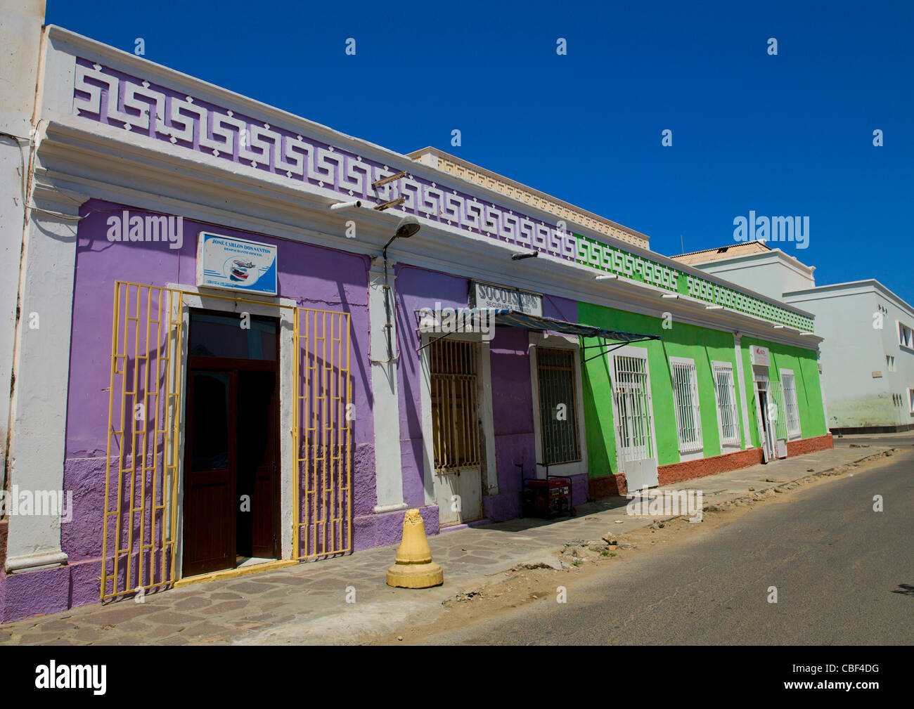 Old Colonial Building In Namibe Town, Angola Stock Photo - Alamy