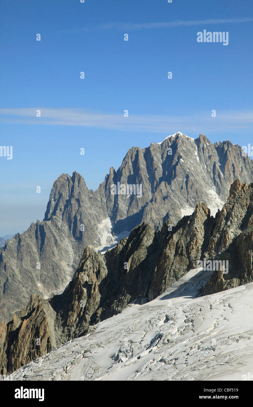 France, Alps, Aiguilles de Chamonix, mountain scenery Stock Photo - Alamy