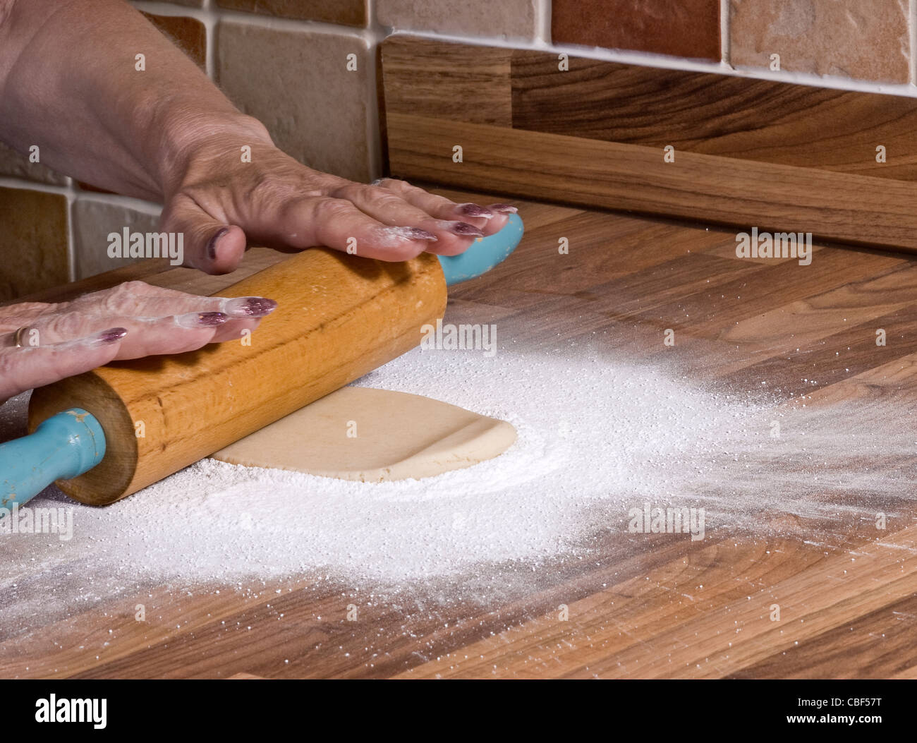 Rolling out icing hi-res stock photography and images - Alamy