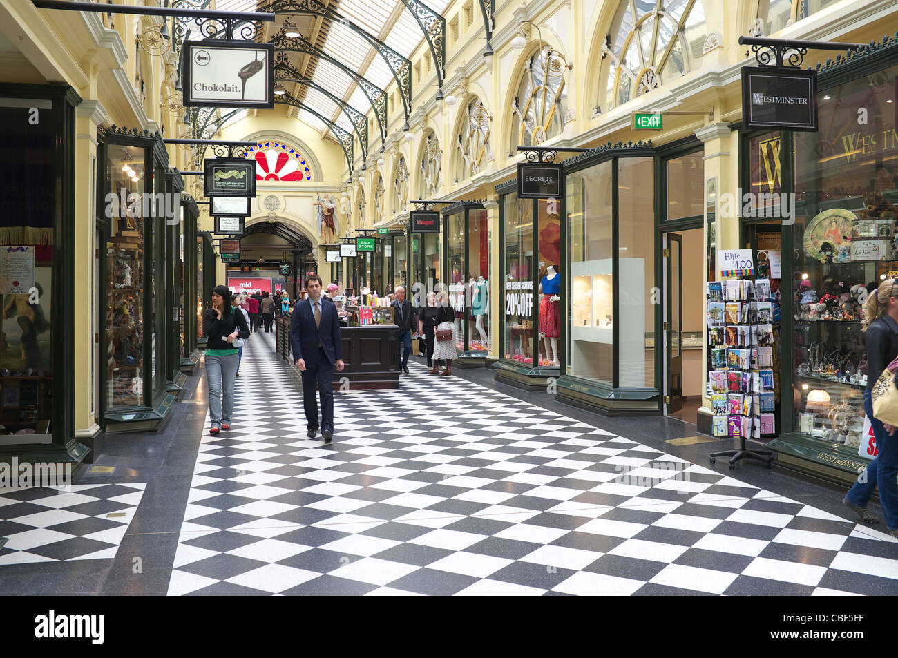 The Walk Arcade, Melbourne, Victoria, Australia Stock Photo - Alamy