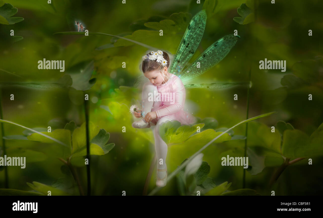 Sweet little fairy Stock Photo - Alamy