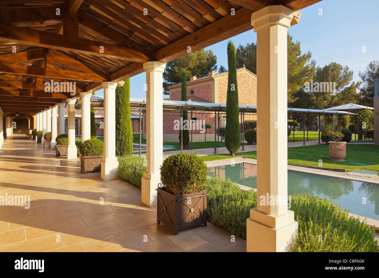 Architecture and details of the Hotel du Castellet., HOTEL DU CASTELLET ...