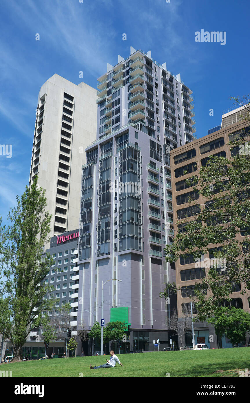 Melbourne skyscrapers hi-res stock photography and images - Alamy