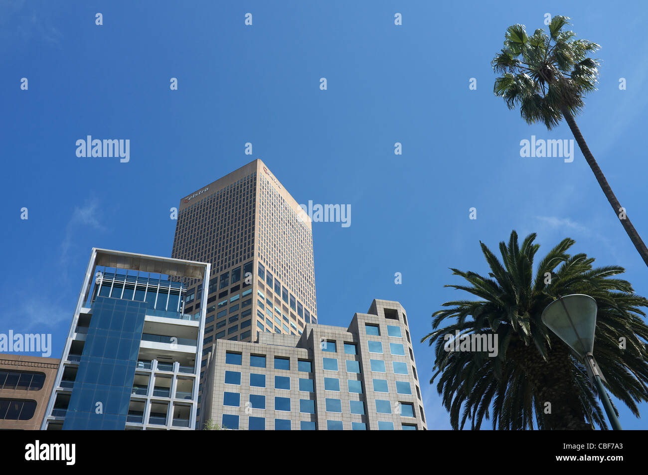 High rise office buildings in Melbourne CBD, Victoria, Australia Stock ...