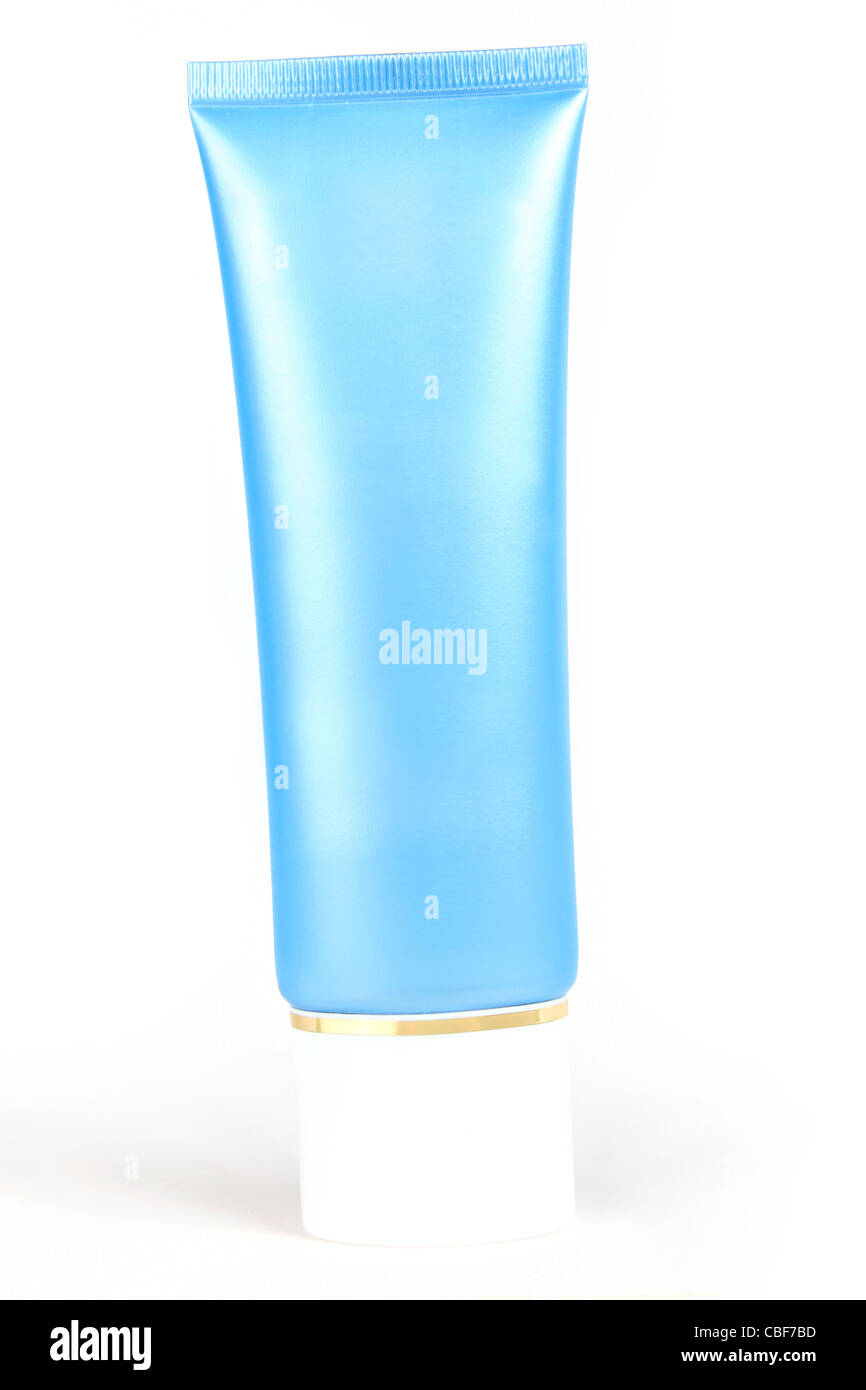 Tube with cream, isolated on white Stock Photo - Alamy