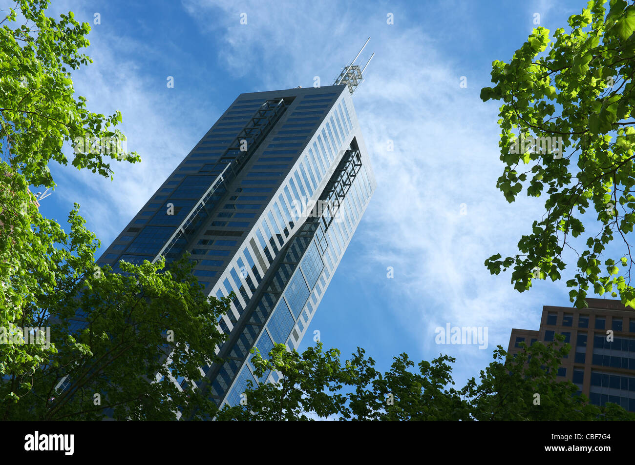 High rise office buildings in Melbourne CBD, Victoria, Australia Stock ...