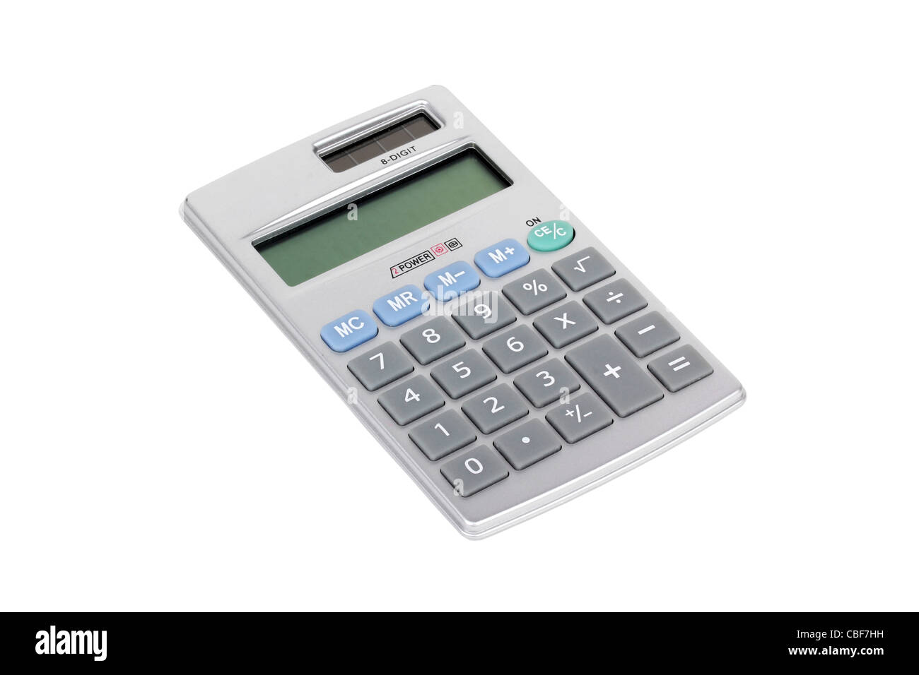 Silver calculator Cut Out Stock Images & Pictures - Alamy