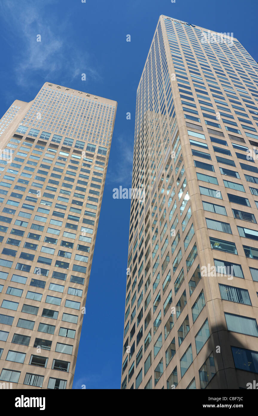 High Rise office buildings in Collins Street, in Melbourne CBD ...