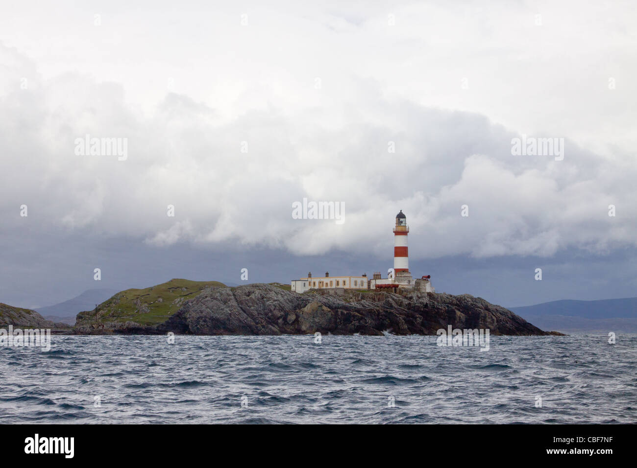 EileanGlas lighthouse, Scalpay, Harris, Outer Hebrides Stock Photo - Alamy