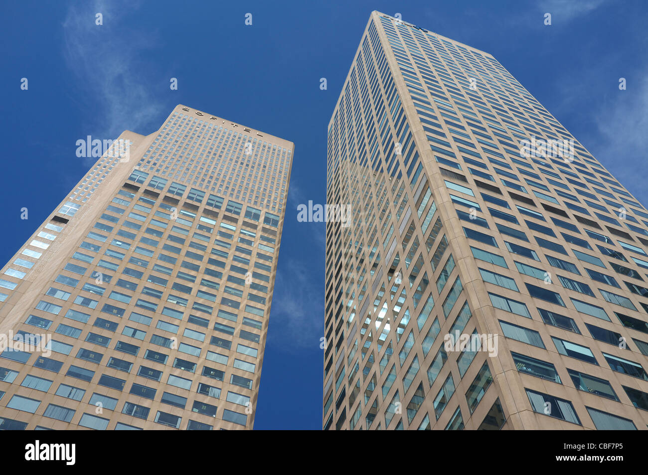 High Rise office buildings in Collins Street, in Melbourne CBD ...