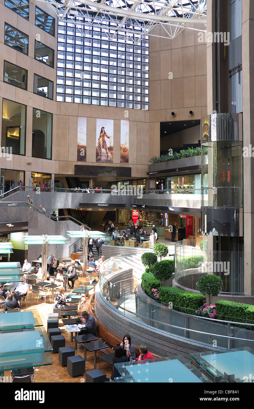 Shopping precinct area in No 30 Collins Street Melbourne CBD, Victoria ...