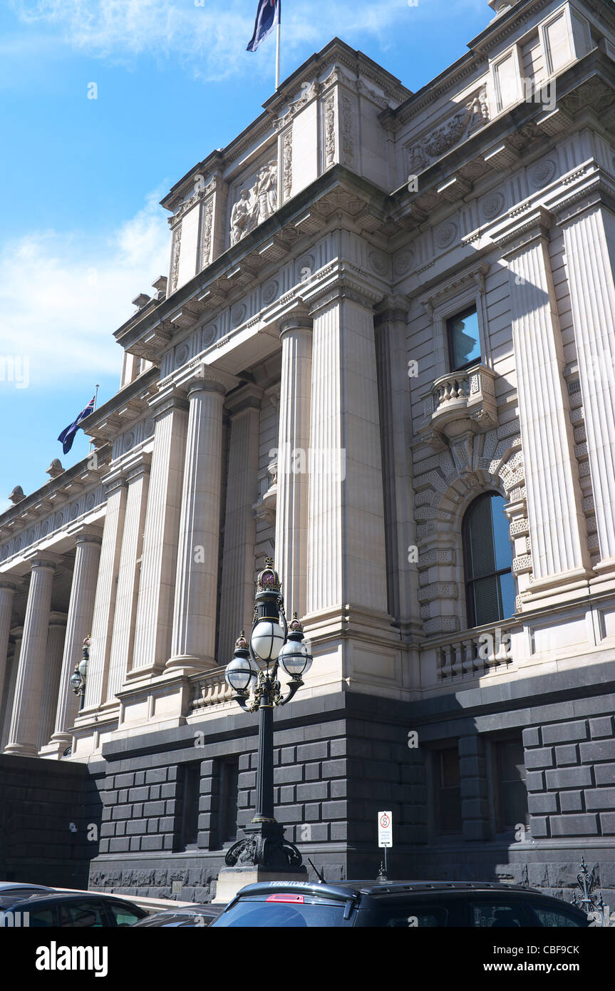 Parliament of Victoria, Spring Street, Melbourne, Australia Stock Photo ...