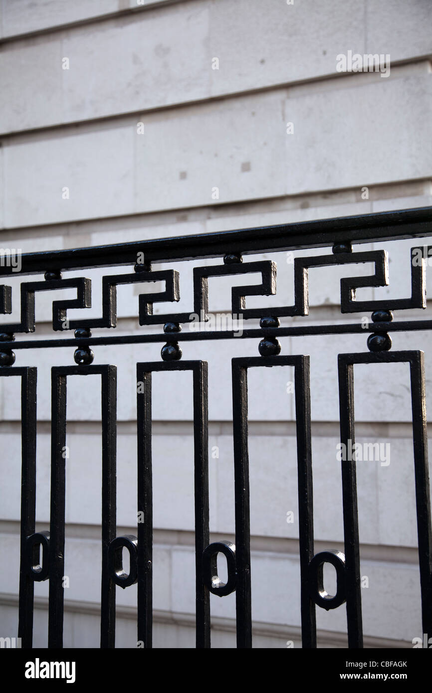 Railings in Westminster - London UK Stock Photo - Alamy