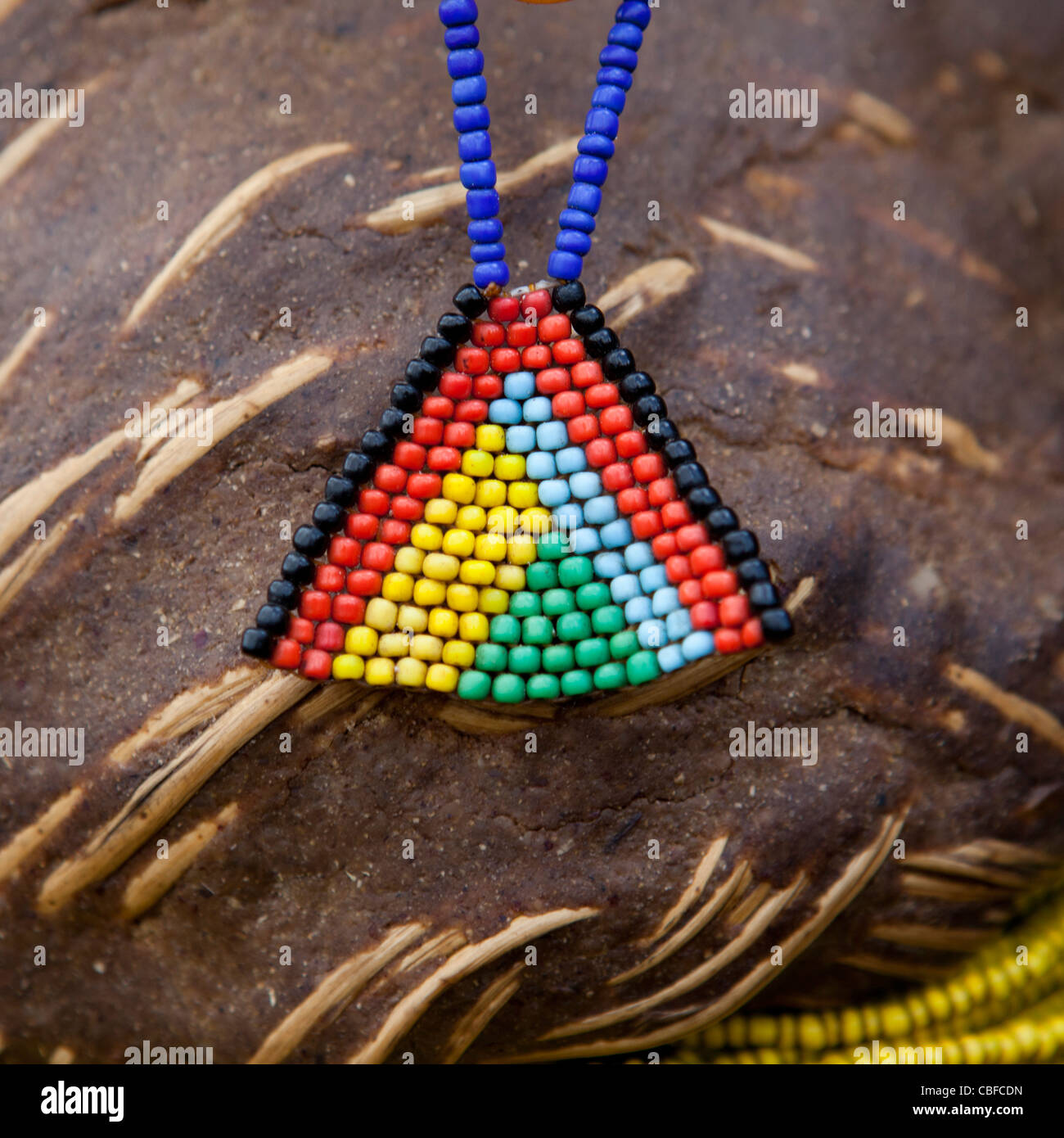 Mwila Beaded Ornament, Angola Stock Photo - Alamy