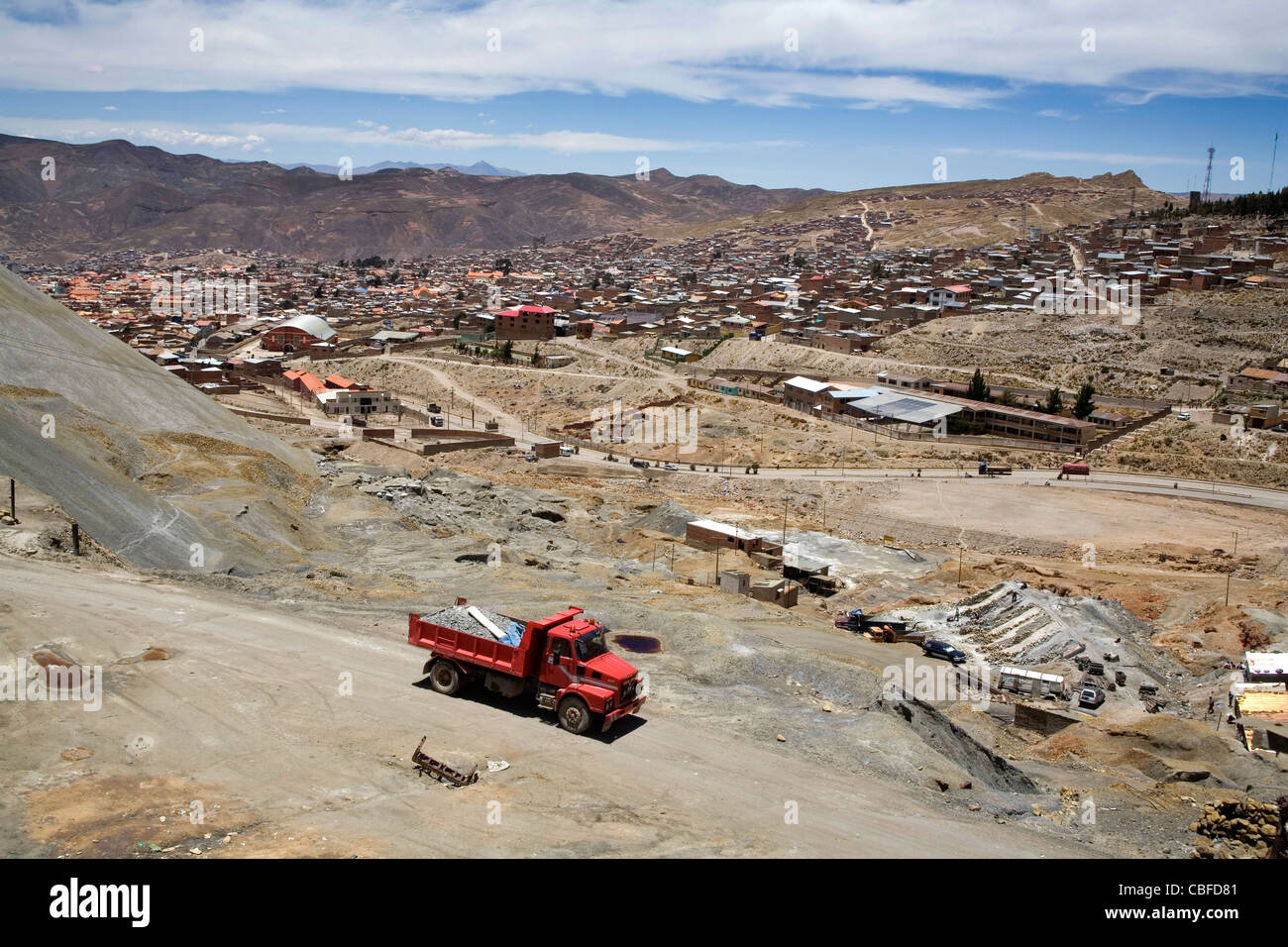 The silver mine of Cerro Rico in Potosi' Bolivia Stock Photo - Alamy