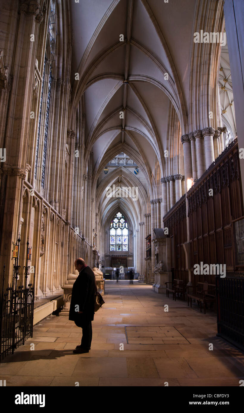 Inside York Minster Stock Photo - Alamy