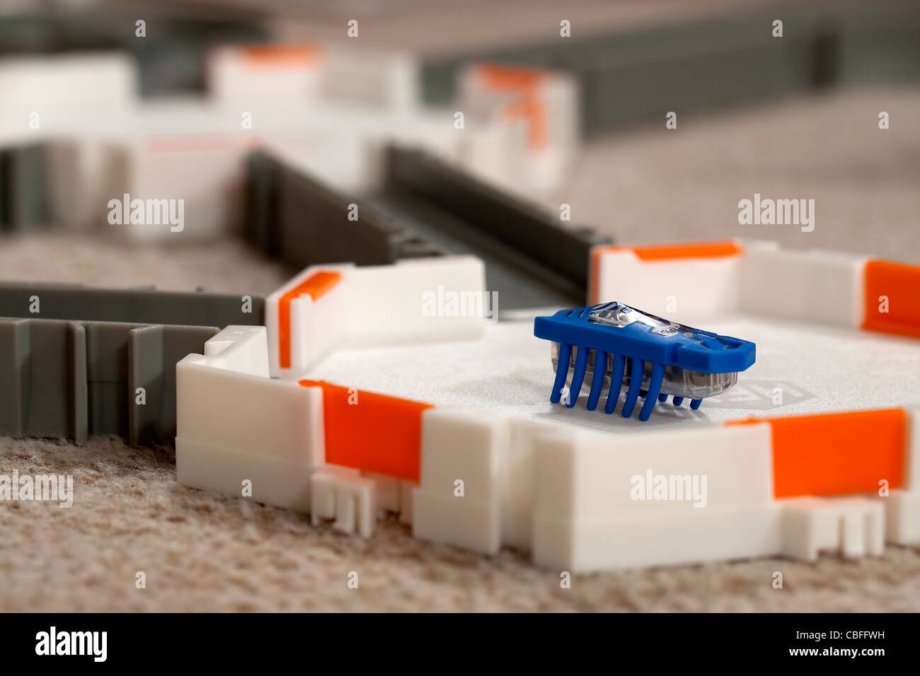 Hex Bug Nano, electronic robotic bug toy, on a track Stock Photo - Alamy