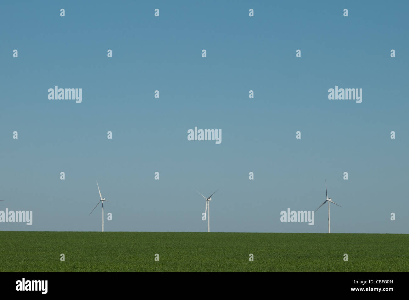 Wind turbines farm in Eastern Colorado Stock Photo - Alamy