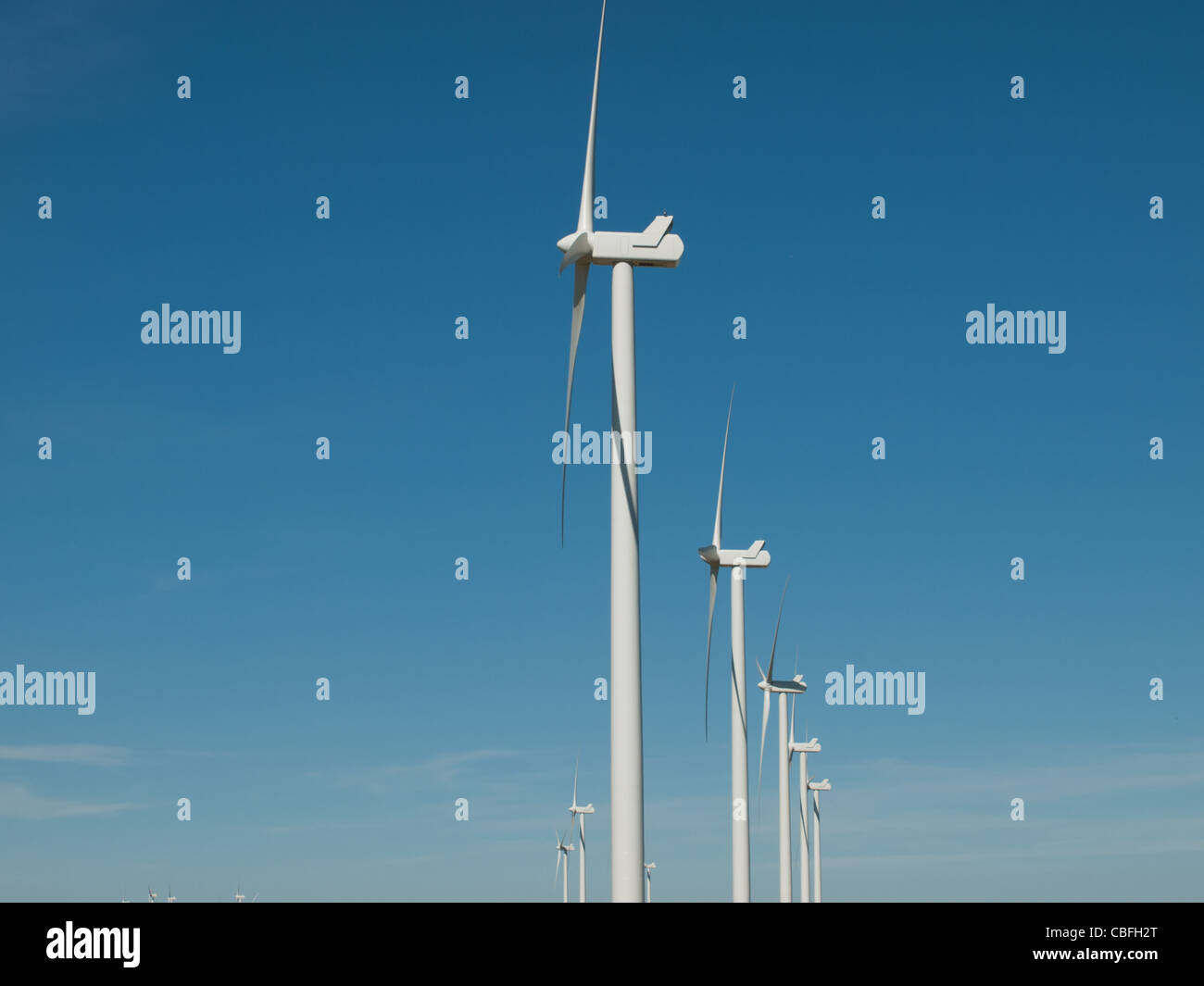 Wind turbines farm in Eastern Colorado Stock Photo - Alamy