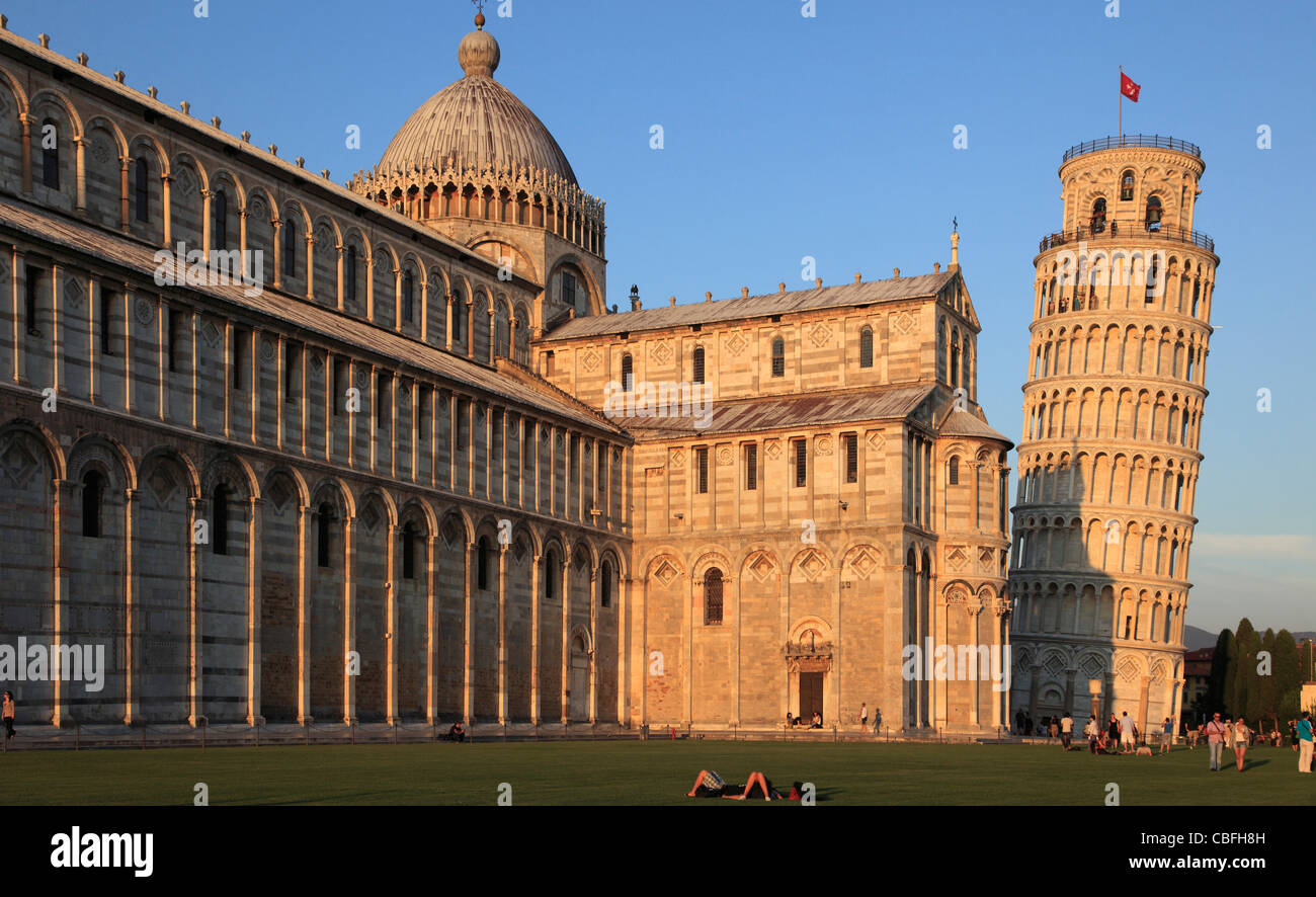 Italy, Tuscany, Pisa, Duomo, Cathedral, Leaning Tower Stock Photo - Alamy
