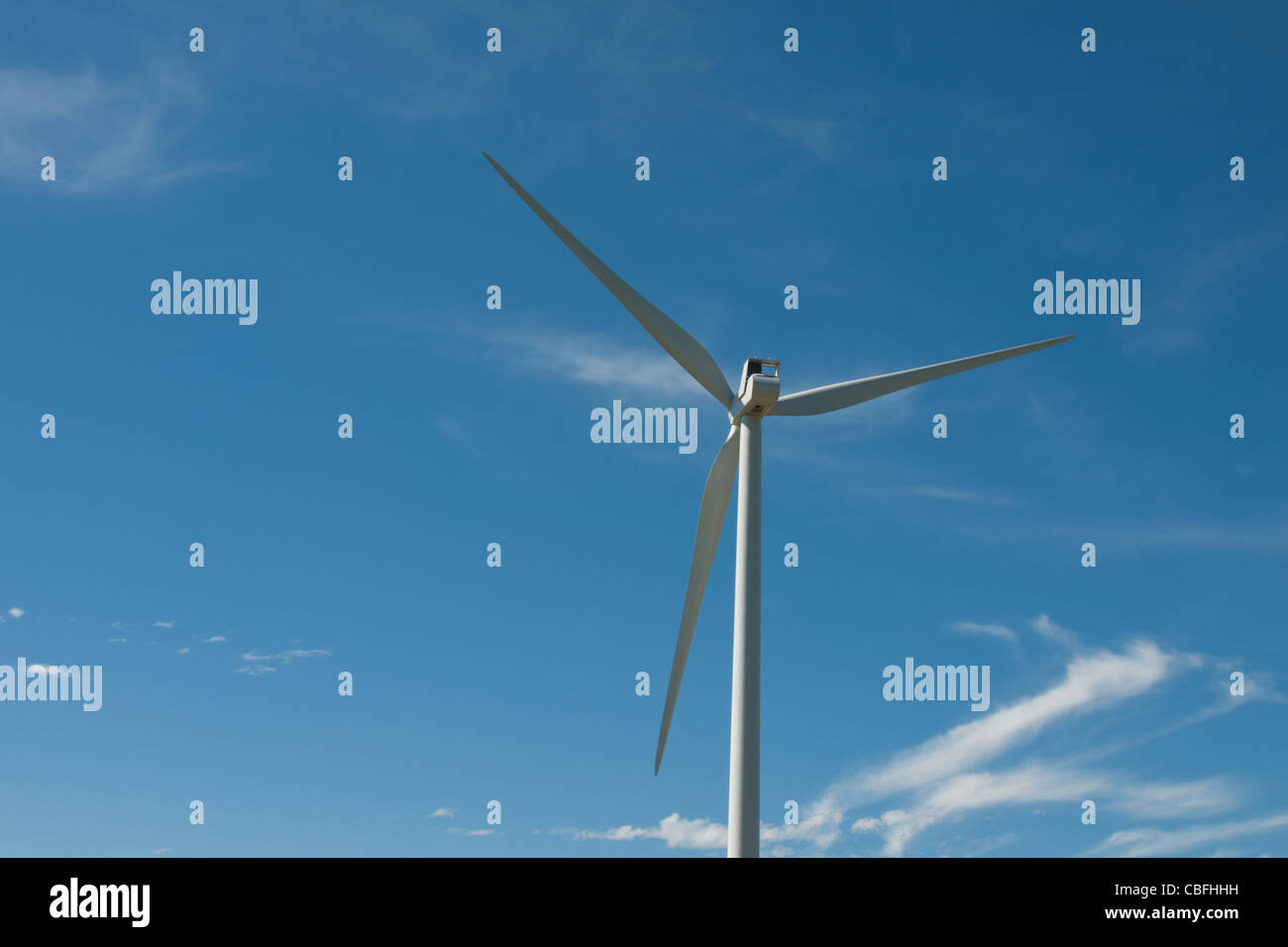 Wind turbines farm in Eastern Colorado Stock Photo - Alamy