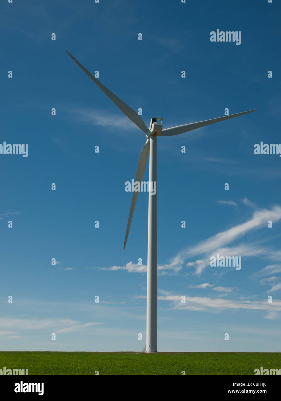Wind turbines farm in Eastern Colorado Stock Photo - Alamy